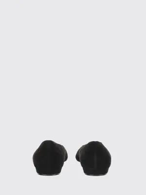 GIANVITO ROSSI Suede Ballerinas - Black