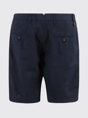 MYTHS Chino Shorts In Linen Blend - Blue 1