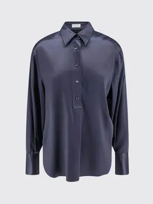 Brunello Cucinelli Classic Silk Shirt - Blue