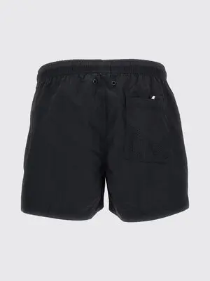 K-WAY Boxer Swim Trunks In Nylon - Black