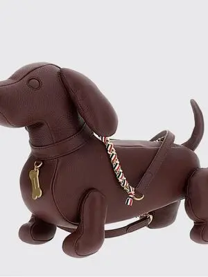 Thom Browne Hector Dog-shaped Full-grain Leather Crossbody Bag