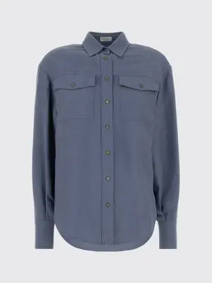 Brunello Cucinelli Linen Blend Casual Shirt