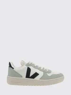 VEJA V-10 Sneakers In O.t. Leather - Grey