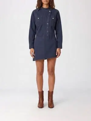 Isabel Marant Étoile Cotton And Linen Chemisier Dress - Black