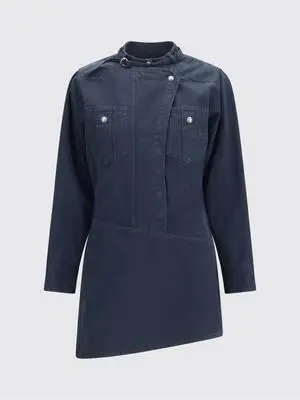 Isabel Marant Étoile Cotton And Linen Chemisier Dress - Black