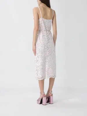 TWINSET Sequined Lace Midi Dress