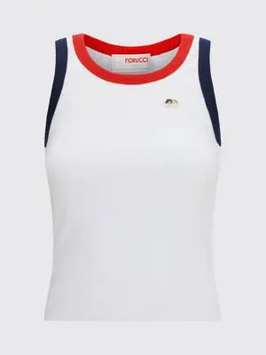Fiorucci Stretch Cotton Basic Tank Top