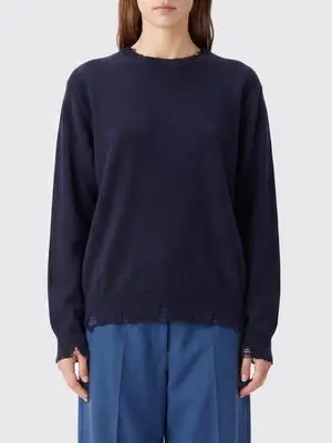 Stella McCartney Distressed Virgin Wool Crewneck Sweater