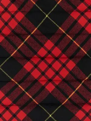 Alexander McQueen Tartan Motif Silk Scarf