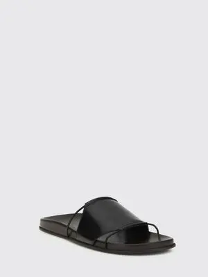 THE ROW Vivienne Leather Sliders