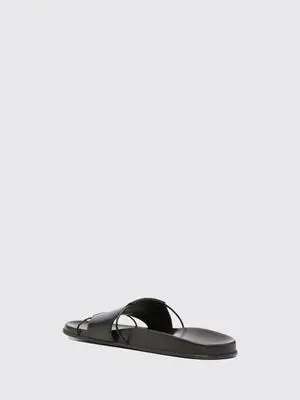 THE ROW Vivienne Leather Slides