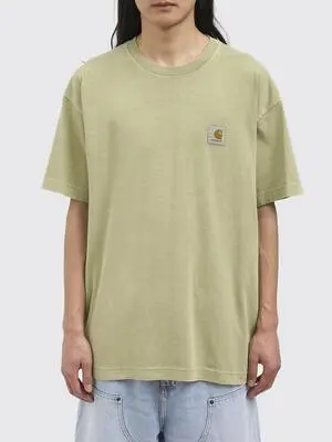 Carhartt Work In Progress Cotton T-shirt With Logo - Green