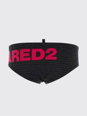 Dsquared2 Maxi Logo Swim Briefs - Black