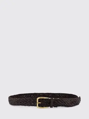 Brunello Cucinelli Woven Leather Belt