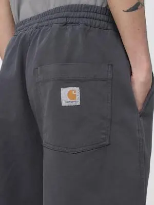 Carhartt Work In Progress Cotton Jogging Shorts - Grey
