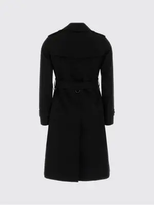 Burberry Double Breasted Cotton Trench Coat