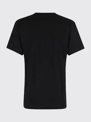 Play Comme Des Garcon Cotton T-shirt With Logo - Black