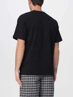Carhartt Work In Progress Cotton T-shirt With Logo Print - Black