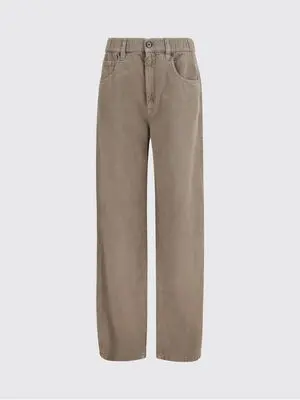 Brunello Cucinelli Wide Leg Jeans - Brown