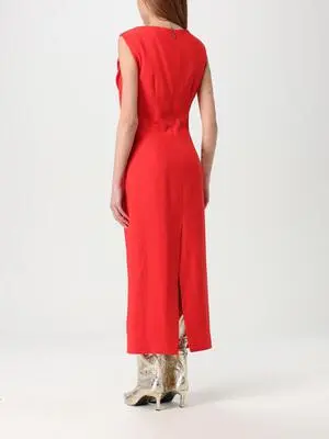 MSGM Draped Midi Dress