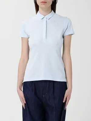 K-WAY Cotton Polo With Logo Blue