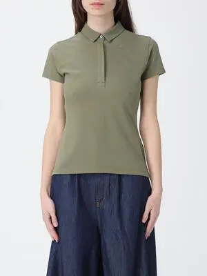 K-WAY Cotton Polo With Logo - Green