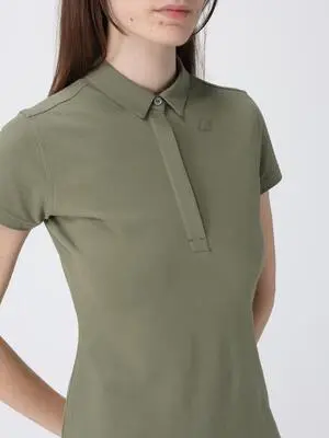 K-WAY Cotton Polo With Logo - Green