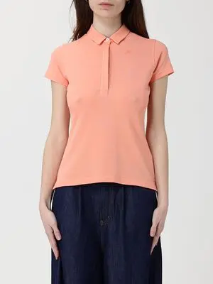 K-WAY Cotton Polo With Logo - Pink
