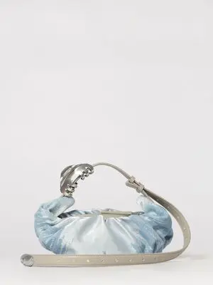 DIESEL® Gra-d Bag In Recycled Denim And Satin - Blue