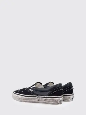VANS Lx Classic Slip-on 98 Check Canvas Sneakers - Black