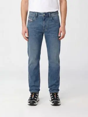 DIESEL® Larkee Straight Leg Jeans - Gnawed Blue