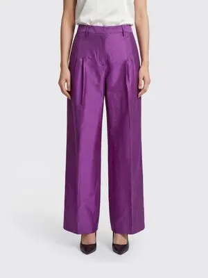 SARA ROKA Wide Silk Trousers