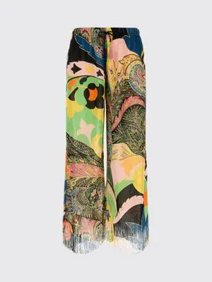 Etro Printed Viscose Palazzo Pants