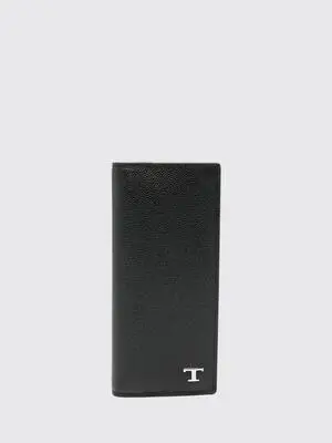 TOD'S Grained Leather Wallet - Black
