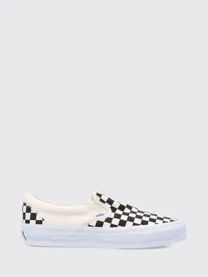 VANS Lx Classic Slip-on 98 Canvas Checked Sneakers - Black