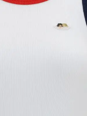 Fiorucci Stretch Cotton Tank Dress