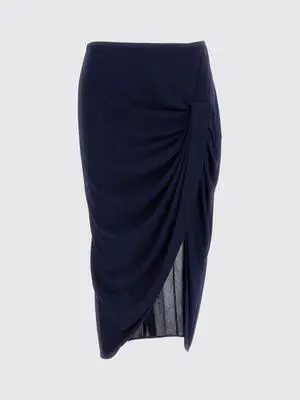 Stella McCartney Asymmetric Draped Mini Skirt In Viscose