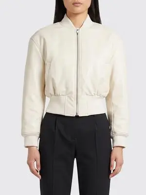 Balenciaga Polyester Bomber Jacket - Ivory