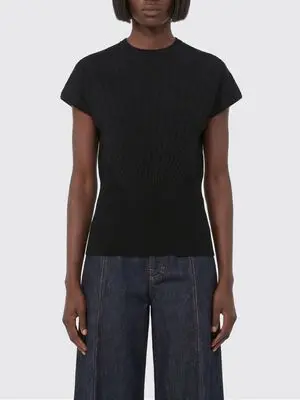 Sportmax Viscose Blend Crew Neck Sweater - Black