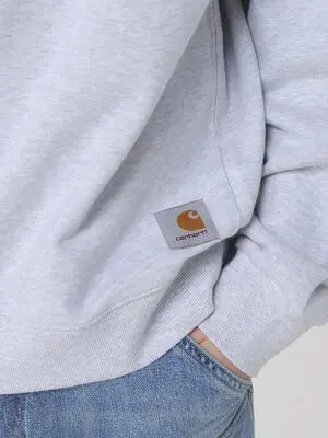 Carhartt Work In Progress Cotton Crewneck Sweatshirt With Logo