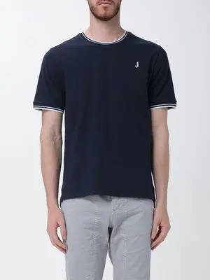 JECKERSON Cotton T-shirt With Logo - Blue