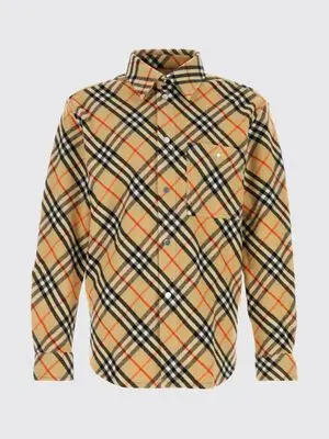 Burberry Wool Shirt With Vintage Check Print