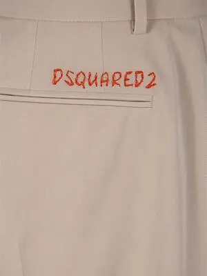 Dsquared2 Cotton Tailored Trousers