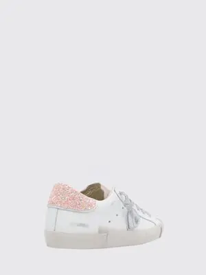 Philippe Model Prsx Bi Low-top Calfskin Trainers With Shield Logo - White