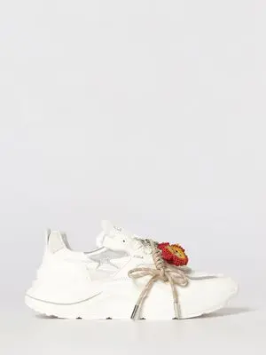 D.a.t.e. Leather Fuga Sneakers - Cream
