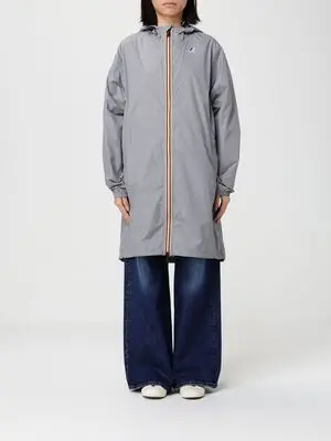 K-WAY K-Way Le Vrai 4.0 Eiffel East Technical Fabric Windbreaker Grey