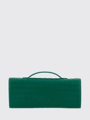 Bottega Veneta Medium Andiamo Intrecciato Lambskin Top Handle Bag - Grass Green