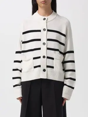 MEIMEIJ Striped Button-up Cardigan