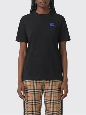 Burberry Cotton T-shirt With Logo - Black