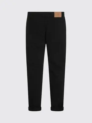 Brunello Cucinelli Straight Fit Five-pocket Jeans In Cotton Denim - Black